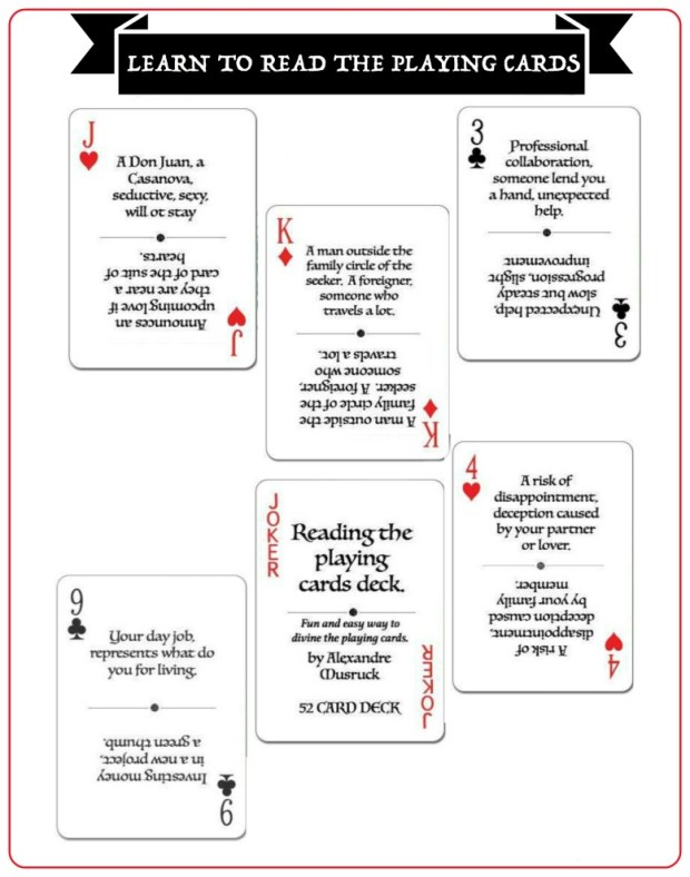 Reading the playing card deck | Alexandre Musruck
